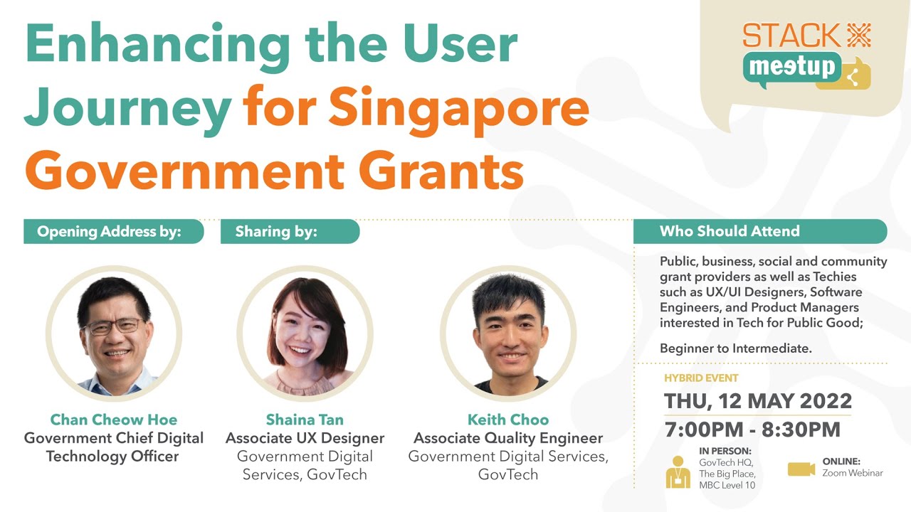 STACK-X: Hybrid Meetup - Enhancing the user journey for Singapore ...