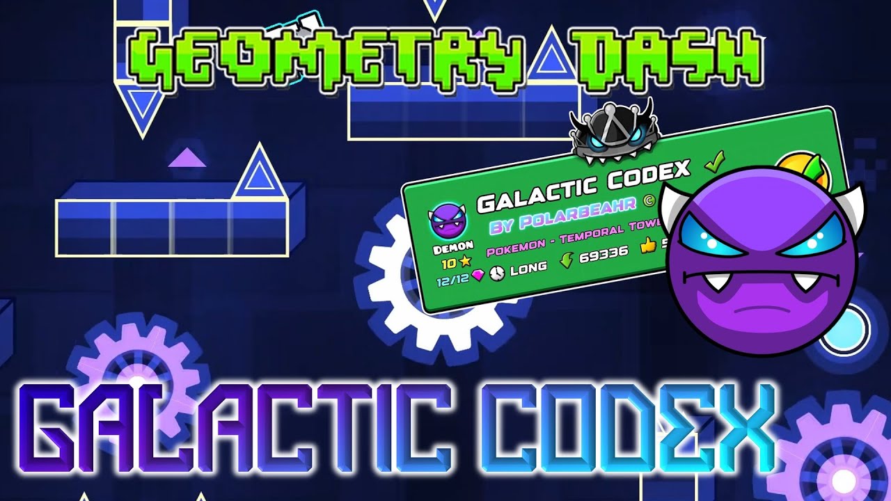 [Geometry Dash] Galactic Codex (Weekly Demon) - YouTube
