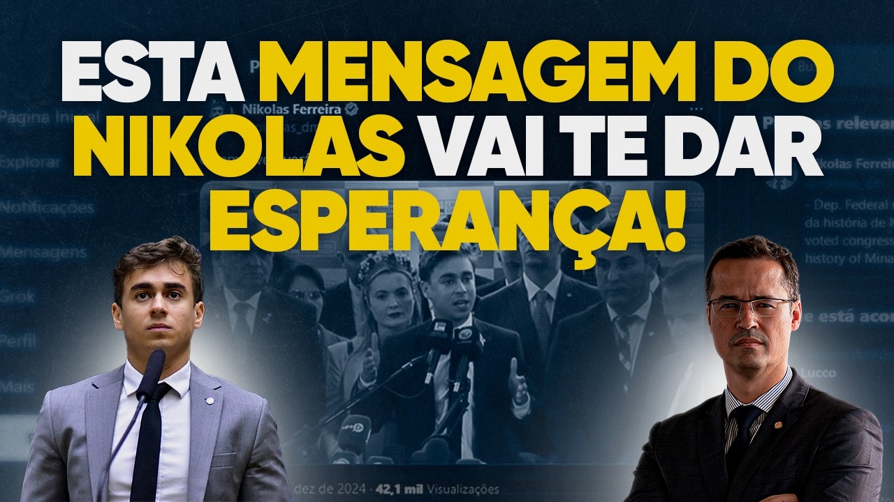 Imperdível: esta mensagem do Nikolas vai te dar esperança! - YouTube