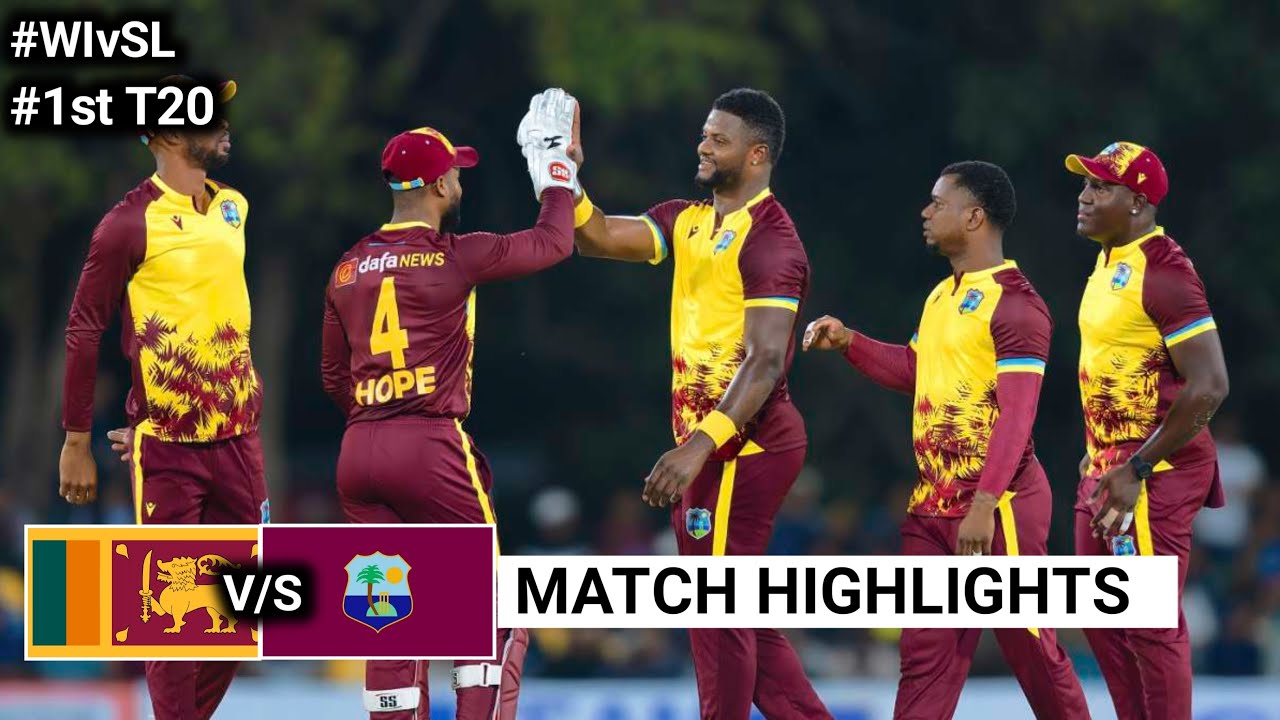 Sri Lanka vs West Indies 1st T20 Highlights 2024 | SL vs WI 2024 | sl ...