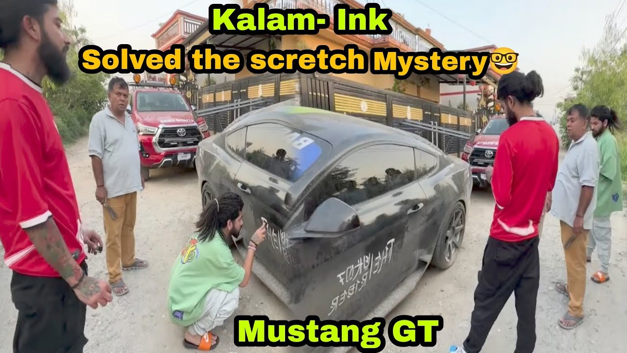 Kalam-Ink ne Solve Kr Diya Scretch Mystery🤓 Mustang GT🥰CCTV Se pehle ...