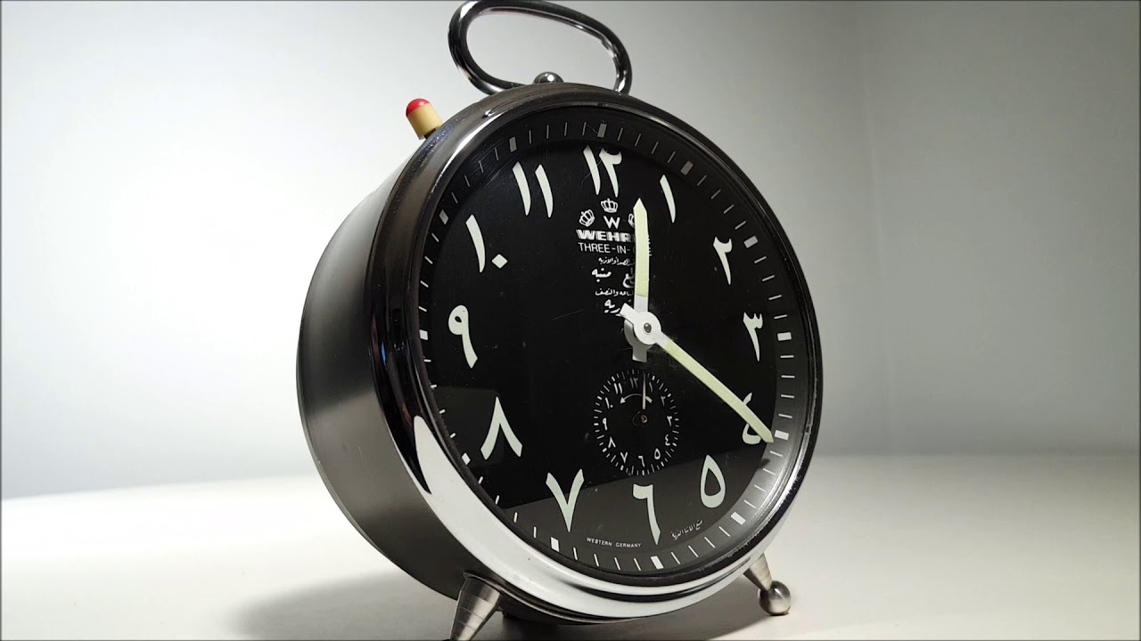 Wehrle Three-in-One repeating alarm clock - YouTube