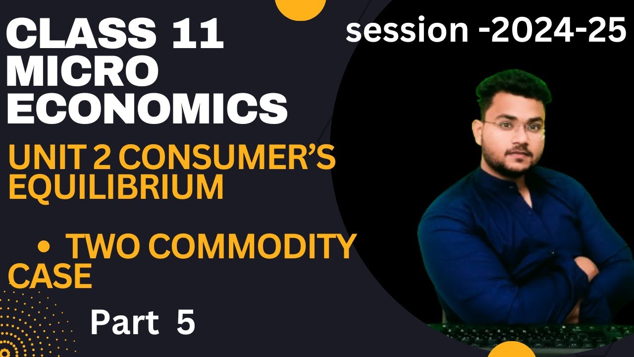 Consumer's equilibrium -utility approach Two commodity case - YouTube