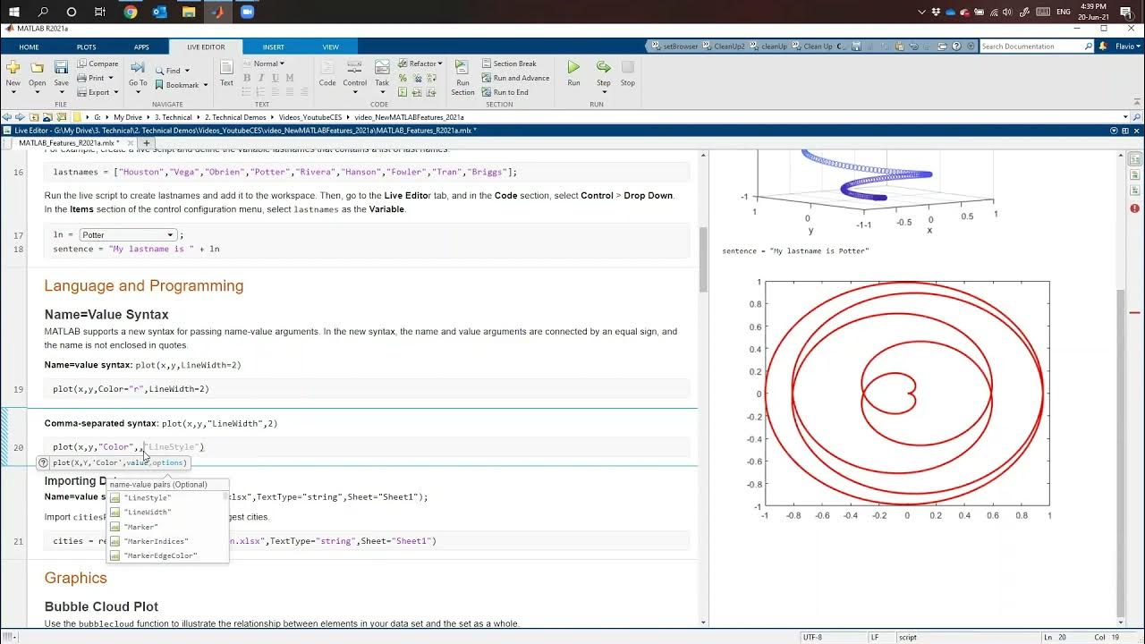 MATLAB 2021a New Features - YouTube