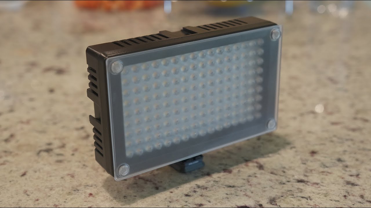 Sony FX30 | Genaray LED 6200T 144 LED Variable-Color On-Camera Light ...