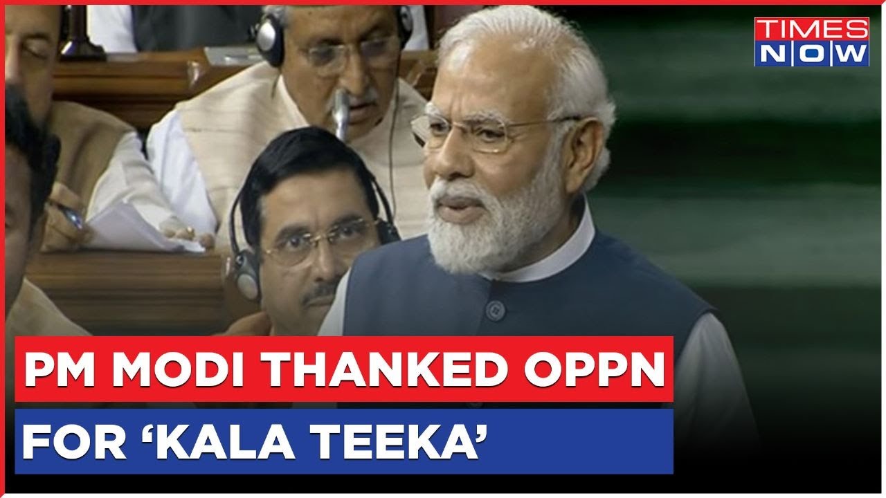 PM Narendra Modi Thanked Opposition For Wearing Black Clothes To ...