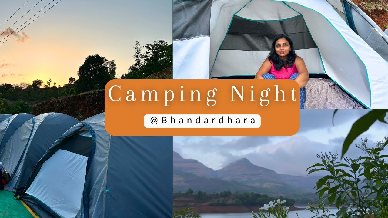 Camping Night @Bhandardhara II Fire flies Festival II Lake side camp II ...