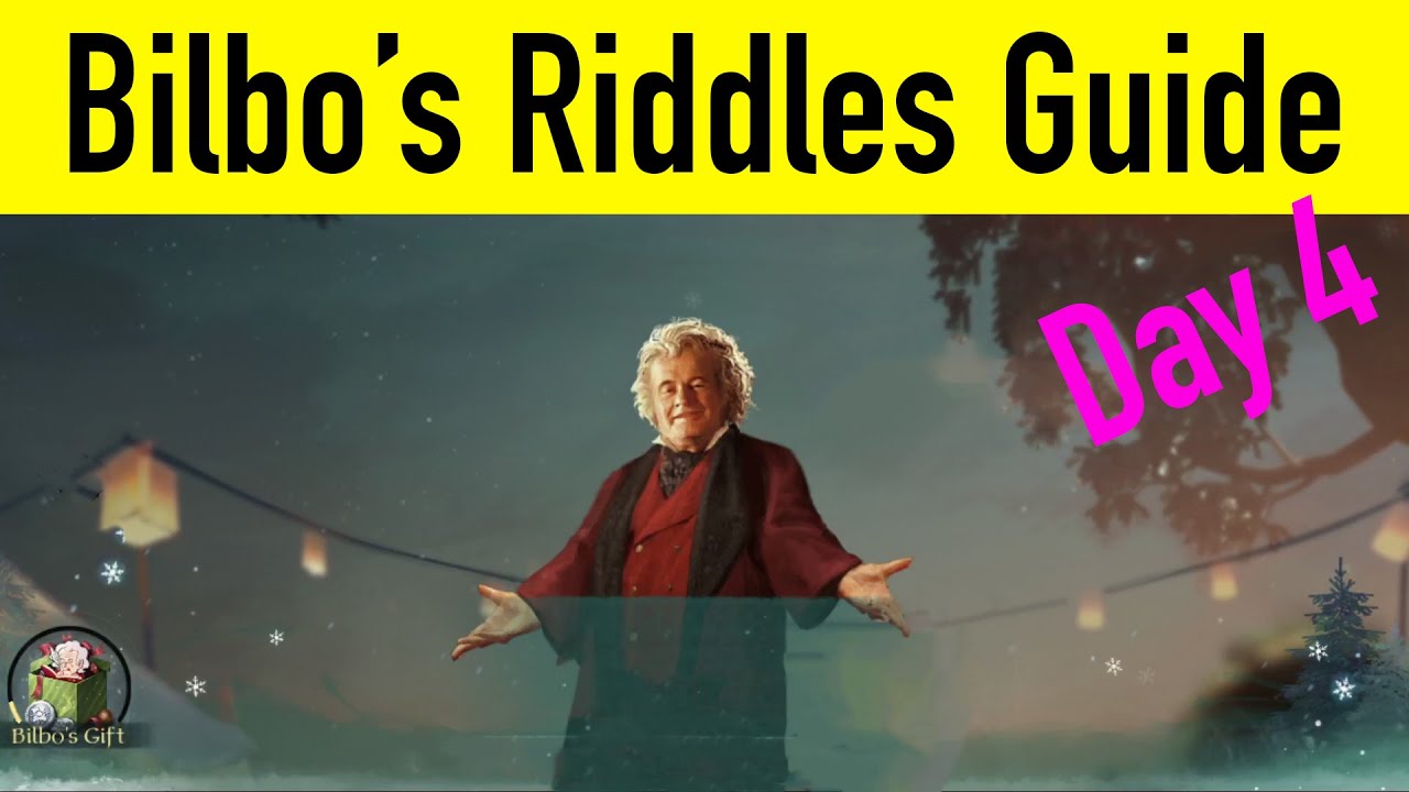 (Day 4) Bilbo's Riddles all questions and Answers for the Yule Festival ...