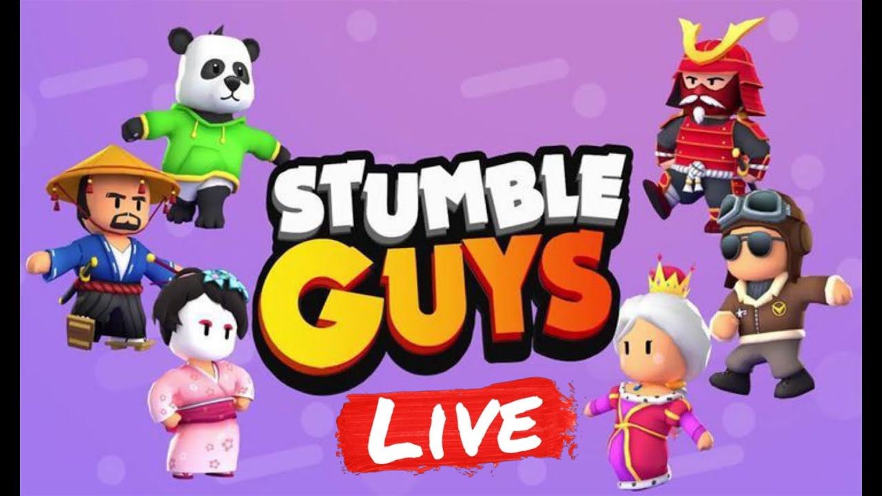 English Stumble Guys : 👍 Good stream | Playing Solo | Streaming with ...