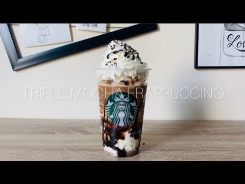 TRIPLE MOCHA FRAPPUCCINO - YouTube
