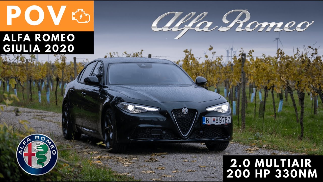 Alfa Romeo Giulia 2020 POV 2.0 MultiAir 200hp 330nm | CHCEMAUTO #giulia ...