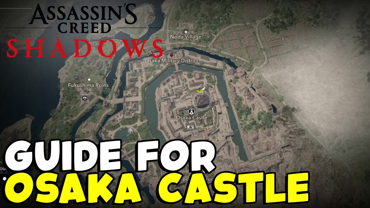 AC Shadows Osaka Castle Samurai Daisho & Legendary Chest Location - YouTube