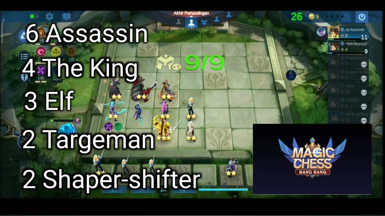 Rekomendasi synergy, combo dan line up di update terbaru magic chess ...