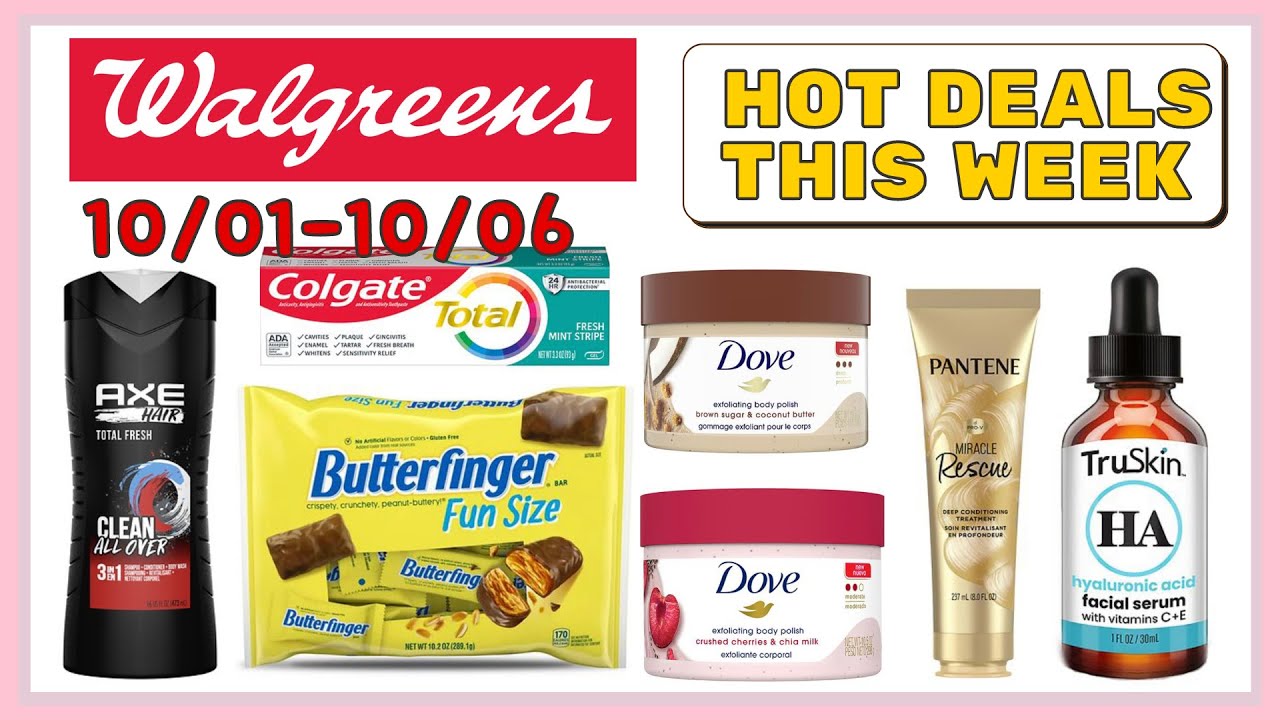 💁🏻‍♀️ WALGREENS Hot Deals This Week 10/01-10/06| Digital Coupons Only ...