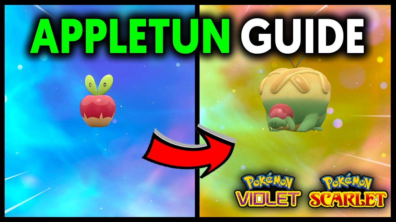 HOW TO EVOLVE APPLIN INTO APPLETUN ON POKEMON SCARLET AND VIOLET - YouTube