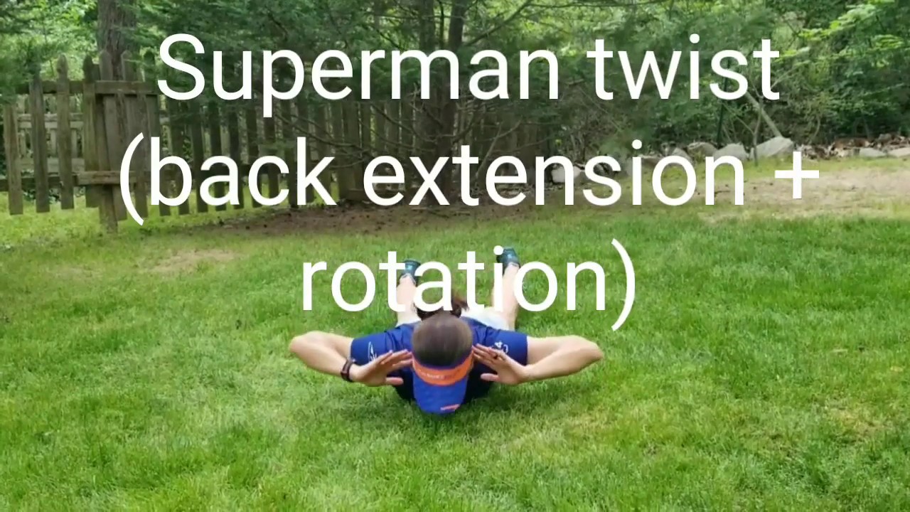 Superman twist: strength training for Endurance athletes - YouTube