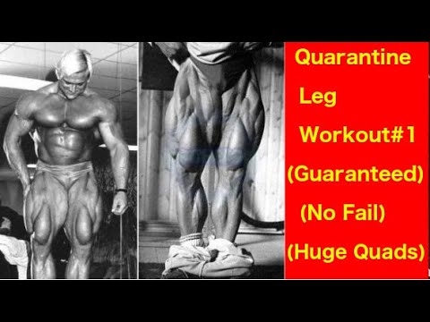Quarantine Workout #1 - Quads (Tom Platz confirmed) - YouTube