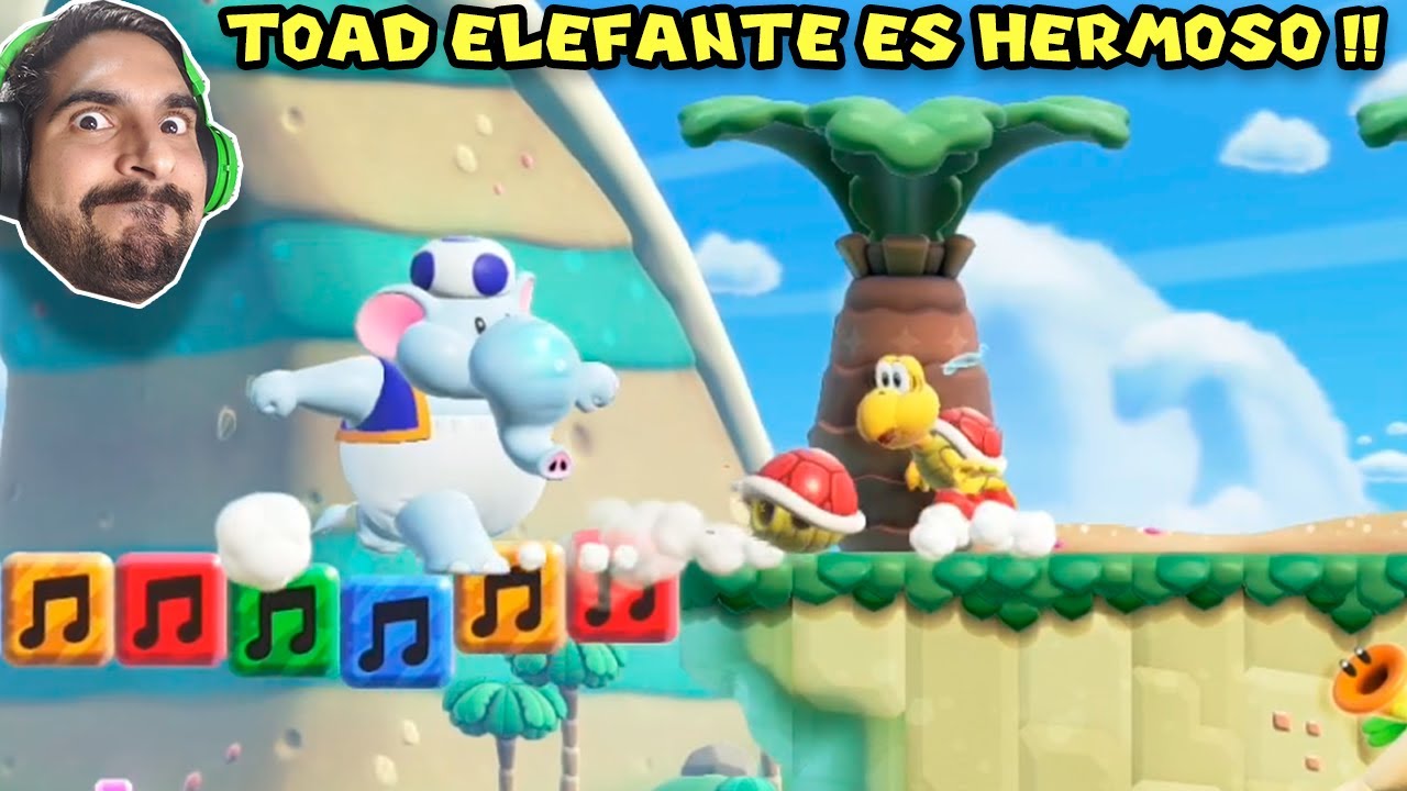 TOAD ELEFANTE ES HERMOSO !! - Super Mario Bros Wonder con Pepe el Mago ...