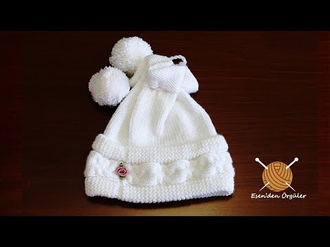 Hasır Burgulu Bere Örgüsü/ Bere Nasıl Örülür/Çocuklar için Bere