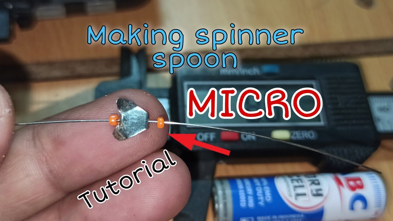HoW to Make a micro spinner spoon, Tutorial sederhana membuat spinner ...