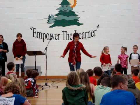 Billy Cashin and his reading award - YouTube