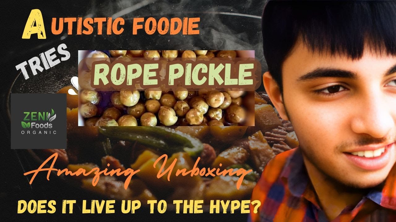 Autistic Foodie tries rope pickle | does it live up to the hype - YouTube