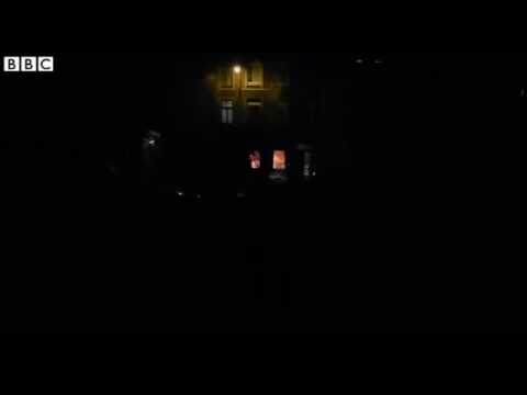BBC News   Belgium terror raid  Amateur video purporting to show gunfire
