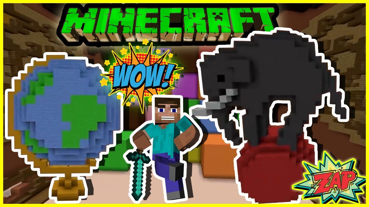 MINECRAFT Block, Map, Elephant | BUILD BATTLE - YouTube
