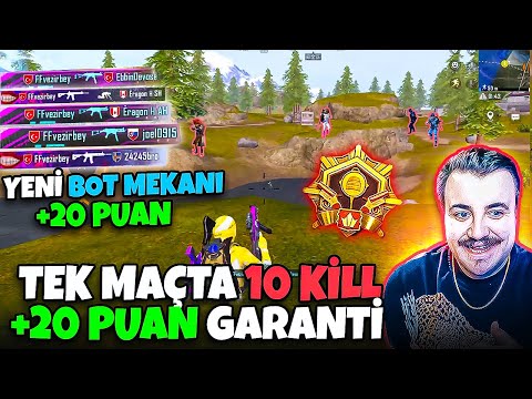 2 GÜNDE GARANTİ AS OL !!! YENİ BOT MEKANI PUBG Mobile Rank Kasma Taktikleri