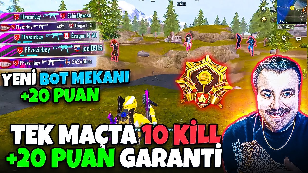 2 GÜNDE GARANTİ AS OL !!! YENİ BOT MEKANI PUBG Mobile Rank Kasma ...