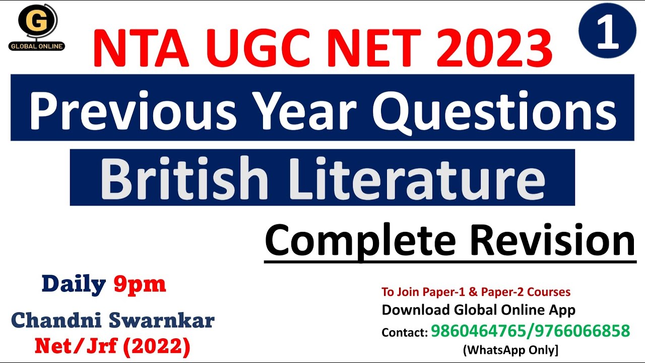 Complete Revision For Previous Year Question British Literature For complete-revision-for-previous-year-question-british-literature-for
