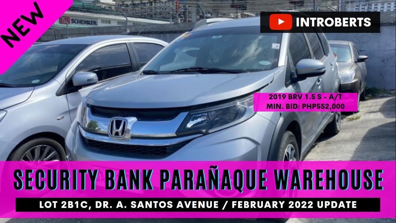 Security Bank Repo Cars: MATIAS CMPD. | FEB. 7 2022, Listing - YouTube