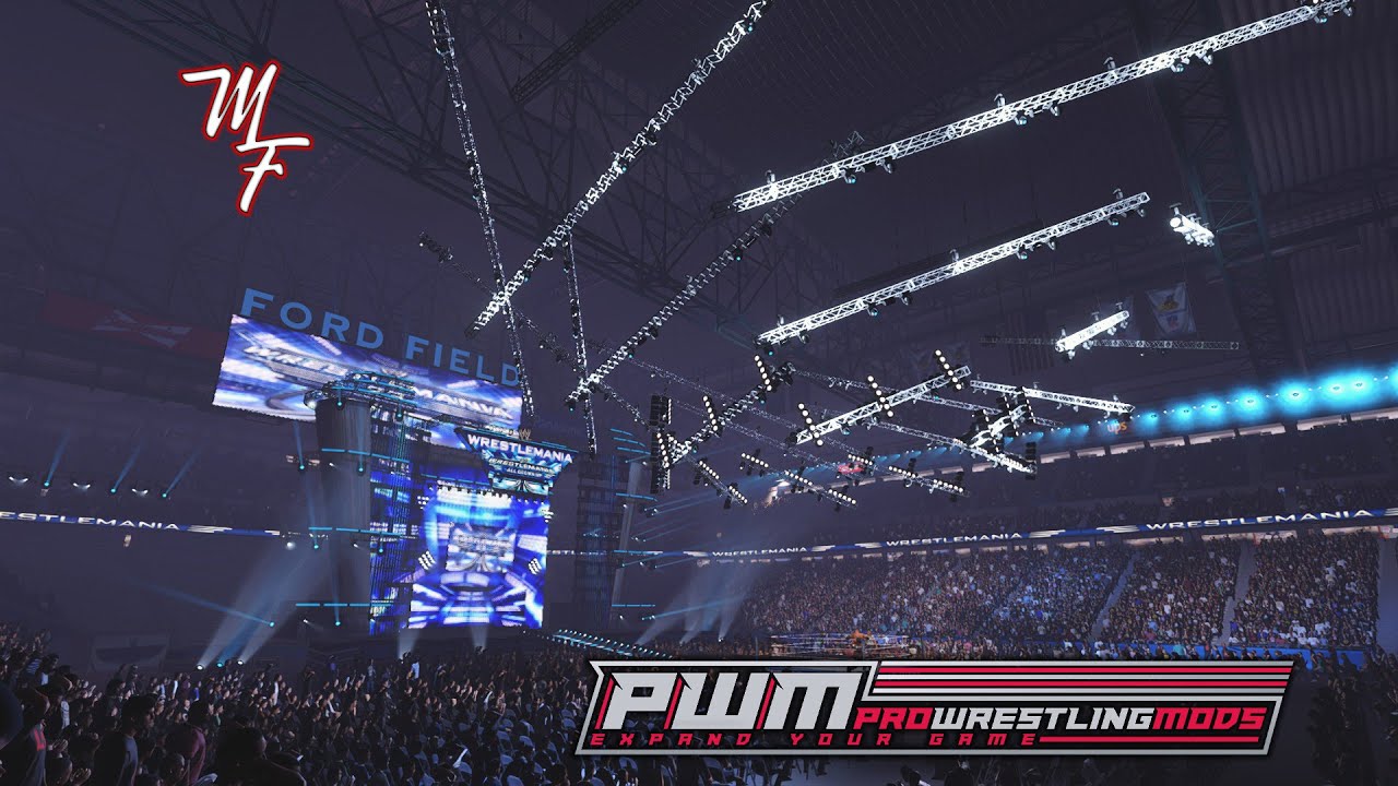 WWE 2K24 WRESTLEMANIA 23 ARENA MOD - YouTube