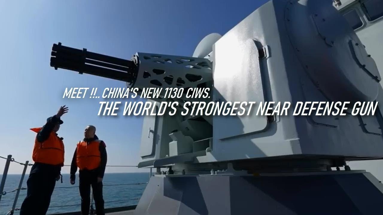 The China's Navy New 1130 Naval Gatling Gun system as the world's ...