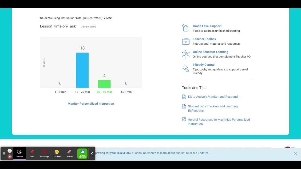 How to Monitor Student Progress On i Ready Lessons and Resolve Domain ...