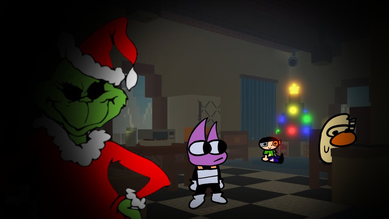 Ayuda el grinch.exe se quiere meter a mi casa | Night Before the ...