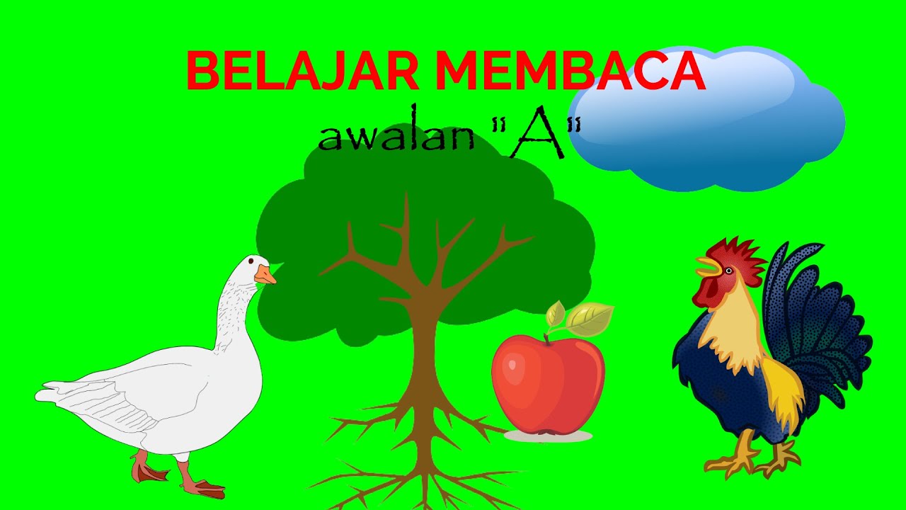 BERMAIN & BELAJAR MEMBACA AWALAN "A" UNTUK ANAK TK, PAUD, SD DAN MI ...