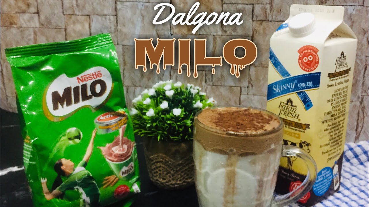 Dalgona Milo Recipe - YouTube