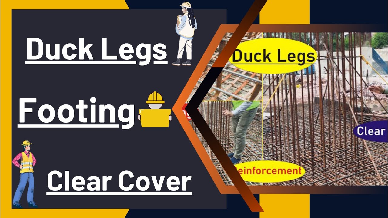 Duck Legs , Clear Cover , Footing #civil #practicalknowledge # ...