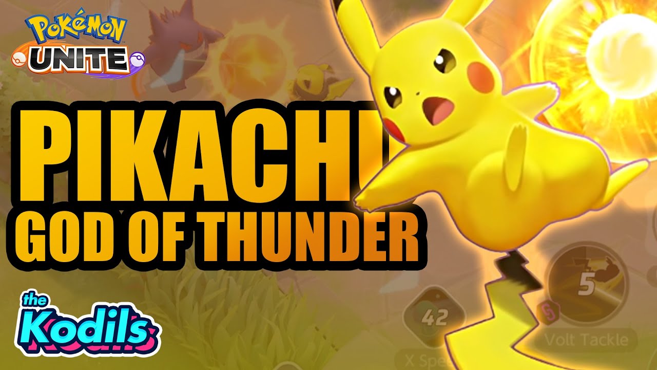 PIKACHU THE GOD OF THUNDER | POKEMON UNITE GAMEPLAY - YouTube