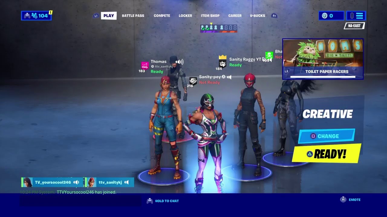 Arena trios with squad/ team sanity - YouTube