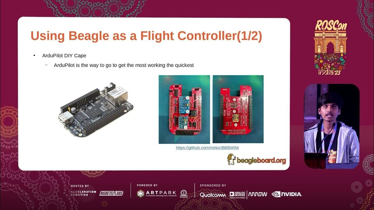 Kurva Prashanth - beagleboard.org | Tech Talk @ROSCon India 2023 - YouTube