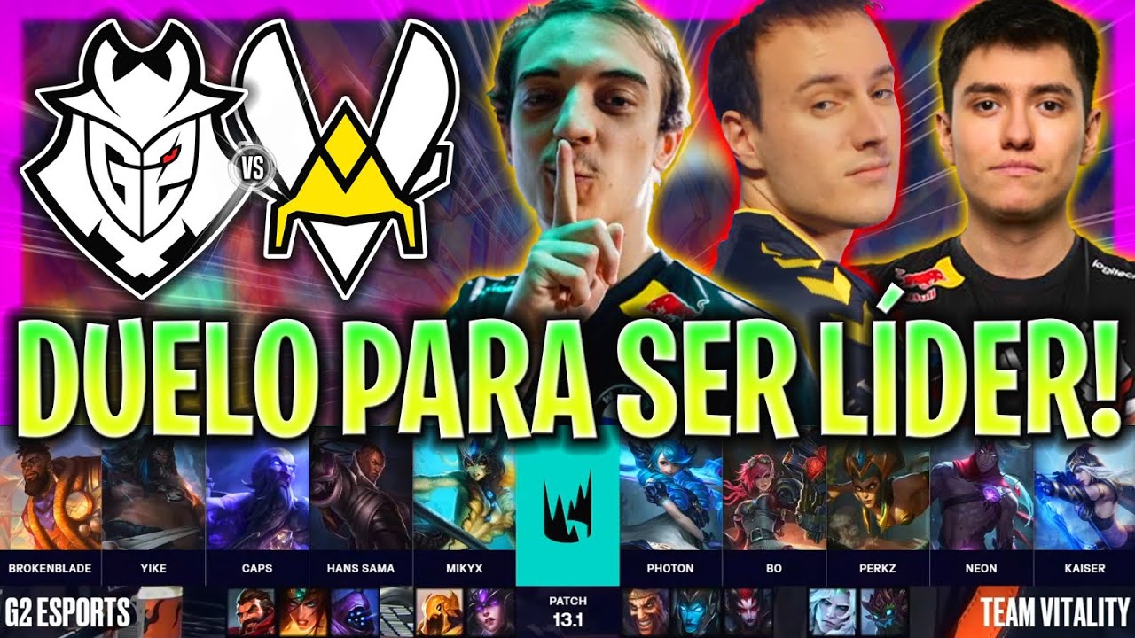 CAPS CONTRA PERKZ PARA DECIDIR EL LÍDER DE LEC! | G2 vs VIT RESUMEN LEC ...