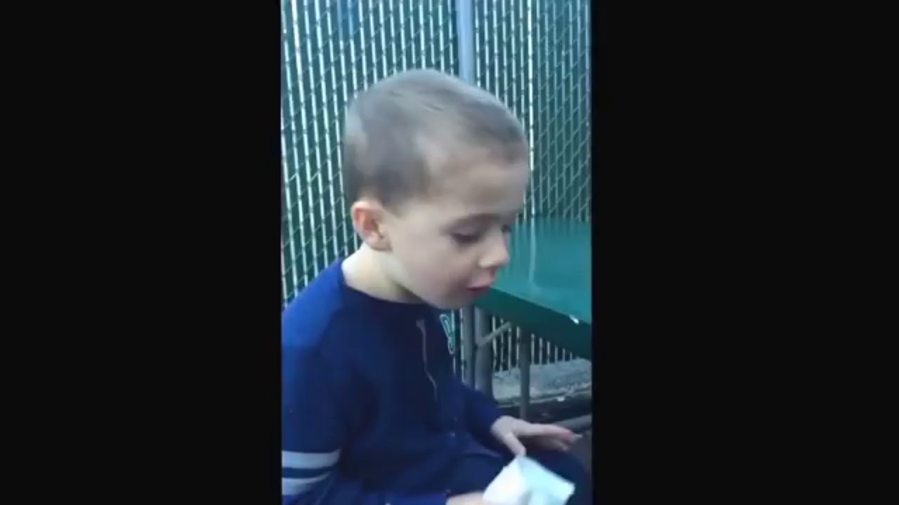 Kid drops ice cream my Trilogy. - YouTube