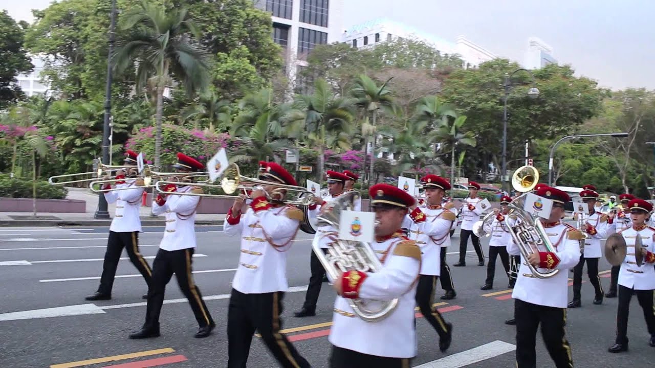 SAF Band - Change of Guards Ceremony - February 2014 - YouTube