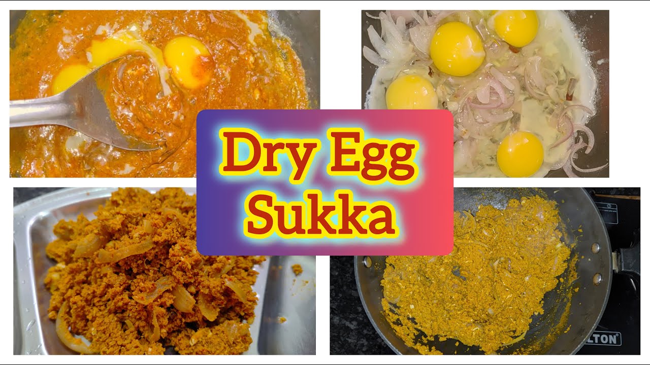 Dry Egg Sukka | Spicy Egg Stir Fry in Mangalorean Style #recipe #food # ...