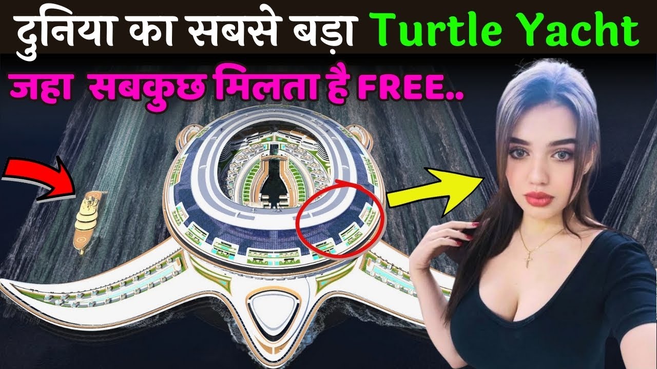 दुनिया का सबसे बड़ा टर्टल शेप का योर्ट | Facts about turtle shape yacht ...