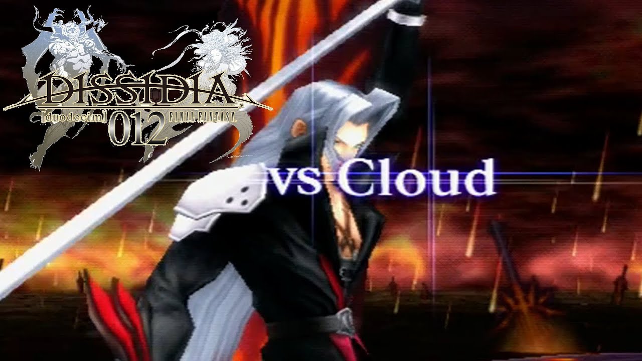 Dissidia Duodecim 012 - Sephiroth vs Cloud Kingdom Hearts DLC outfits ...