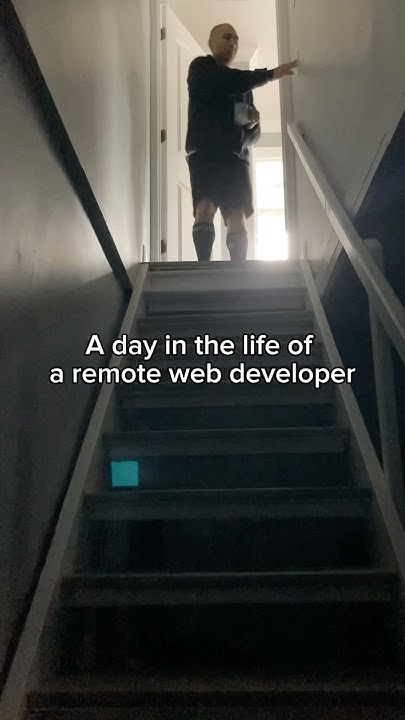 A day in the life of a remote web dev - YouTube