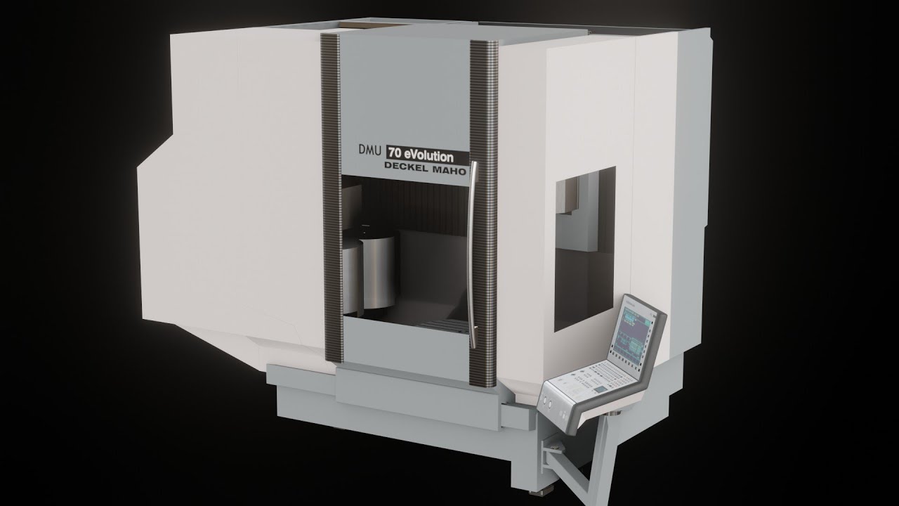 DMG DMU 70 eVolution animation - YouTube